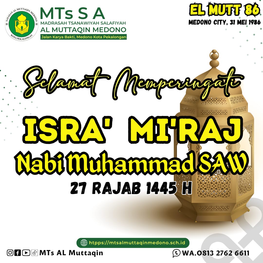 MTs SALAFIYAH AL MUTTAQIN: SEHATKAN JIWA DAN RAGA AGAR SHOLAT TETAP ...